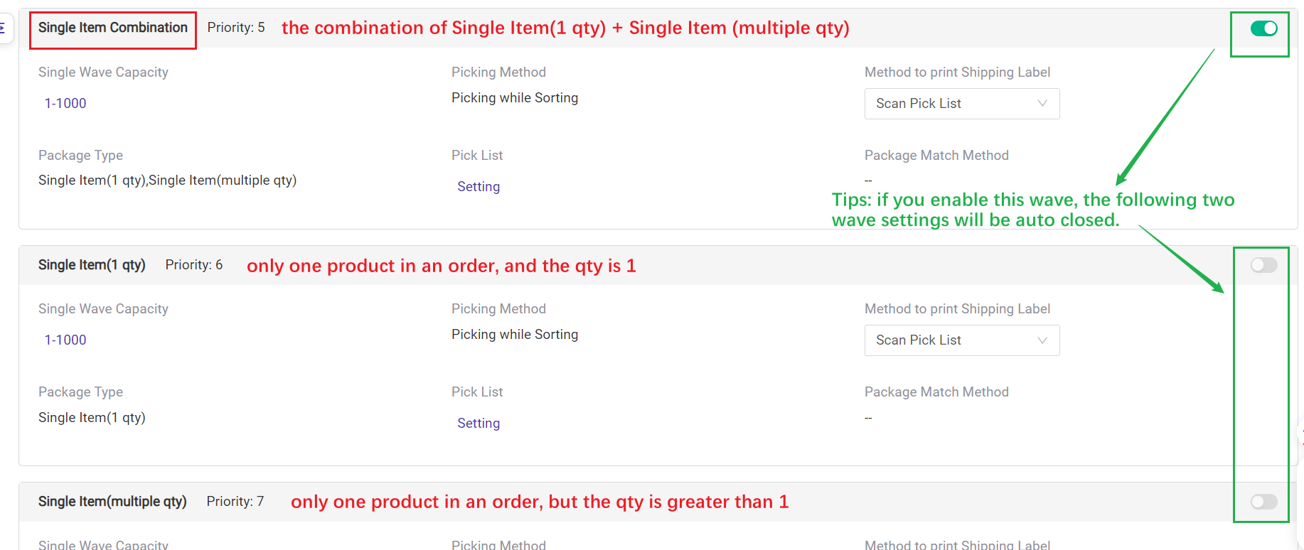 This article will guide you on how to complete the wave settings for WMS.